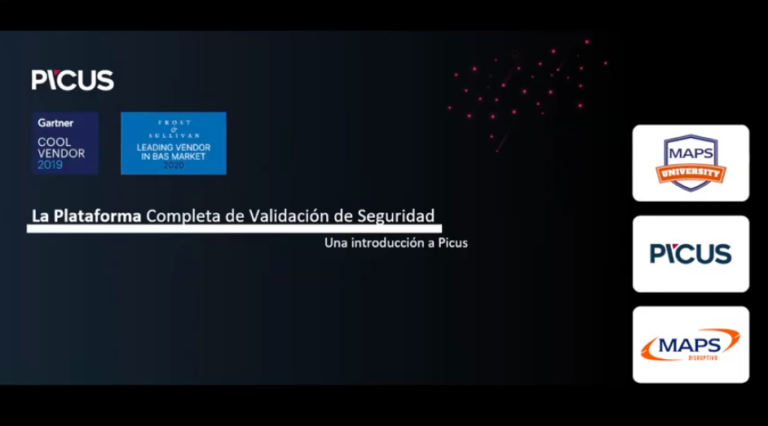 Picus Security - The Complete Security Validation Platform - MAPS Disruptivo